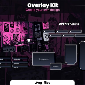 Stream Package - Emo Room | Animated Stream Package | 1920x1080px ...