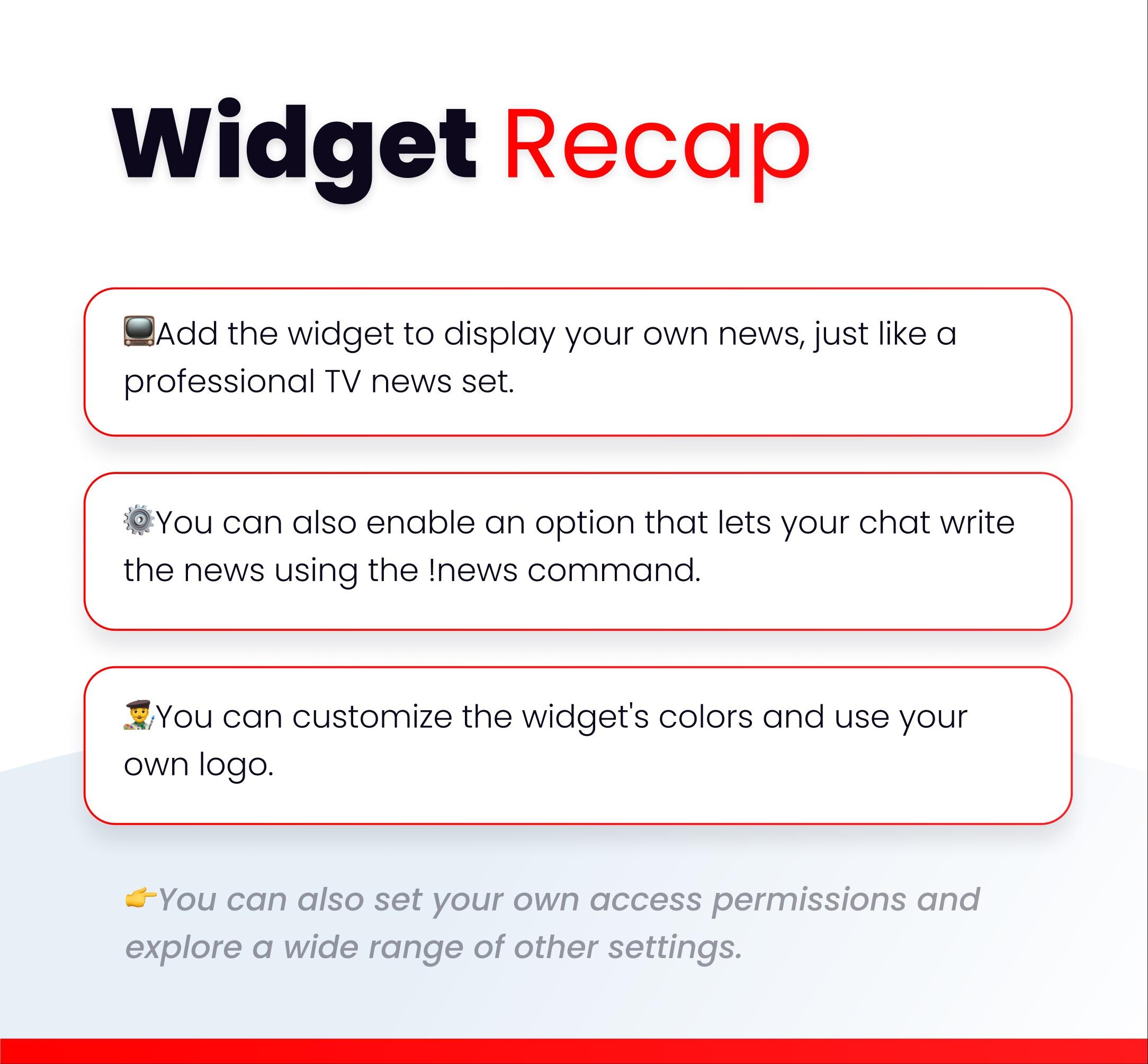 Stream Widget - Live News - Simulate a Live TV Set - Twitch and Youtube ...