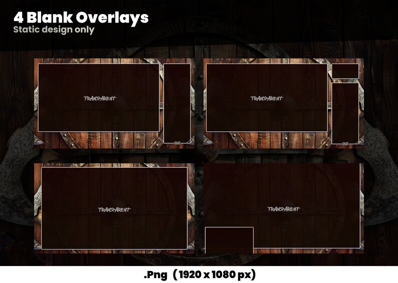 Viking Valhalla Animated Twitch Stream Overlay Package (instant ...