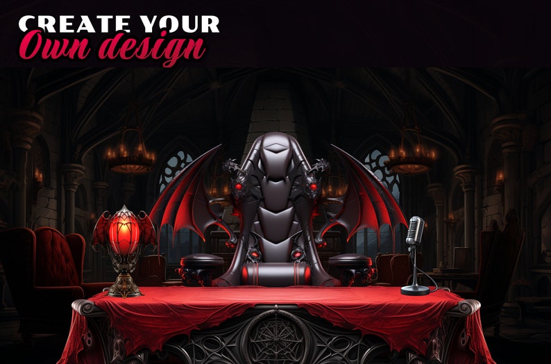 VTUBER VAMPIRE KIT - Stream Assets - Dracula / Vampire / Blood - Full ...