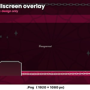 Red Gothic Pack | Animated Gothic Stream Package | Vampire Overlays Kit ...