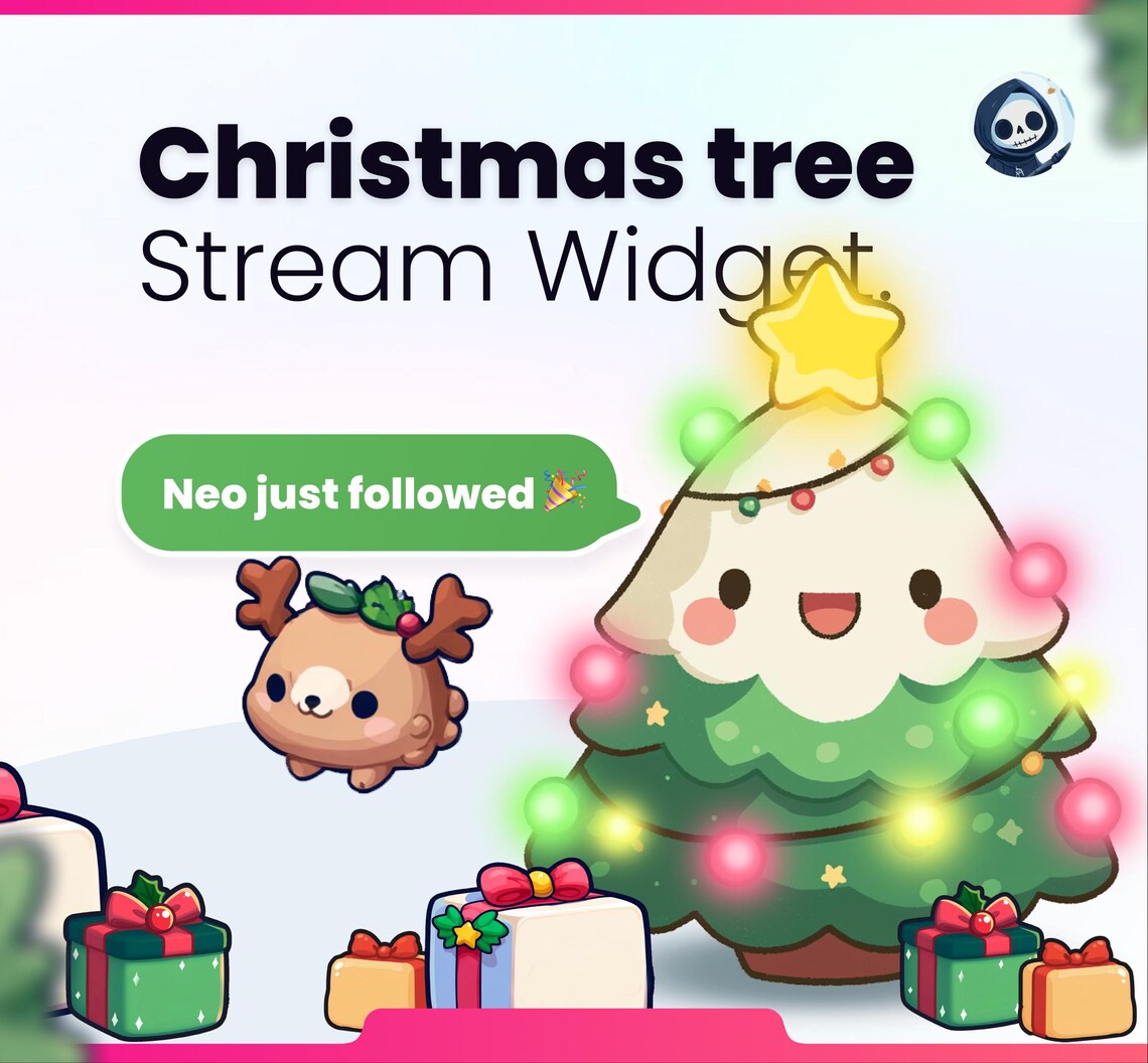 Stream Widget - Christmas Tree - React to Alerts and Channels Points - Instant Download - Etsy ...