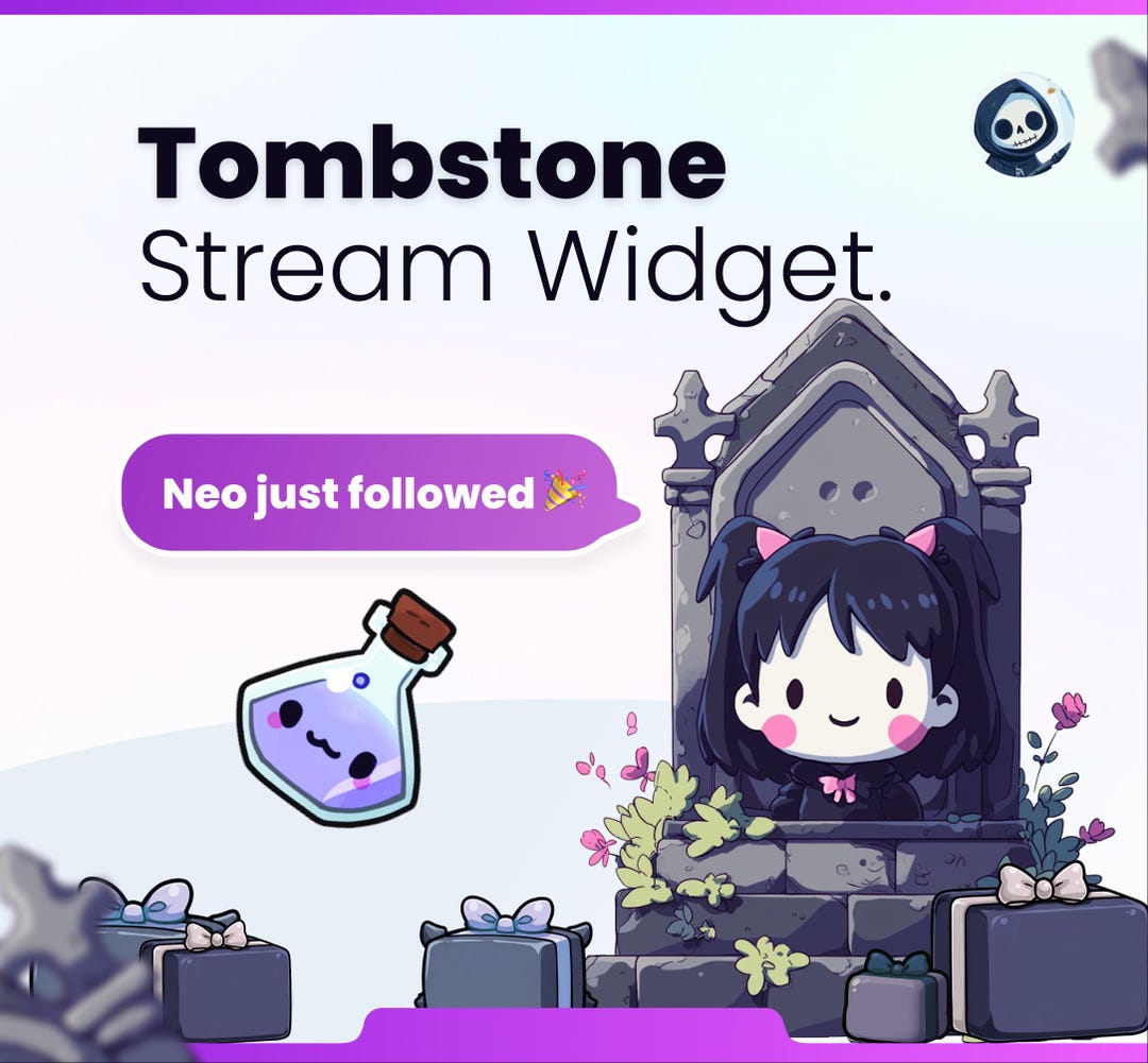 Stream Widget - Tombstone - React to Alerts and Channels Points ...