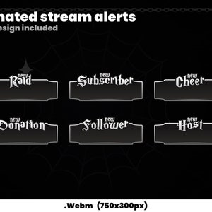 GOTHIC STREAM PACK - Dark Animated Package - Emo - Twitch Overlays ...