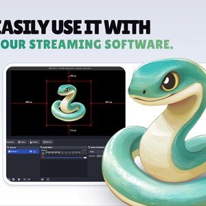 REACTIVE STREAM PET - Snake - Twitch Widget - Hd Files - Instant ...
