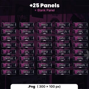 Stream Package - Emo Room | Animated Stream Package | 1920x1080px ...