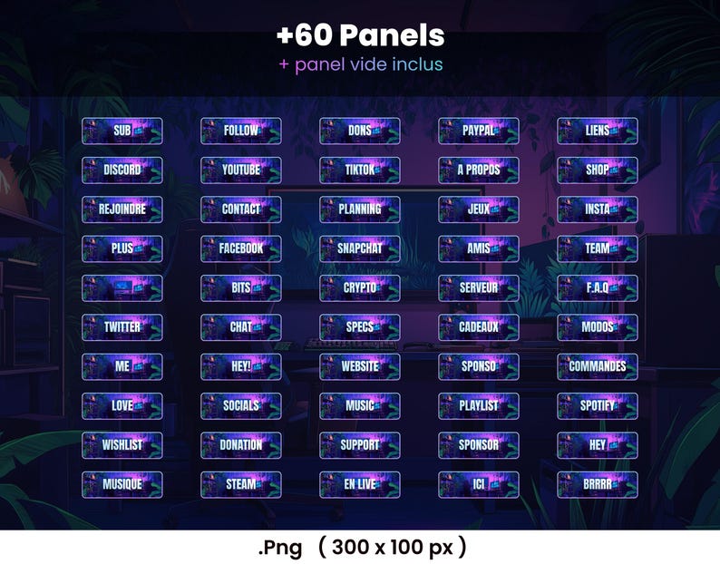 STREAM PACK - Gaming Mood - Pack De Stream Animé - 1920x1080px ...