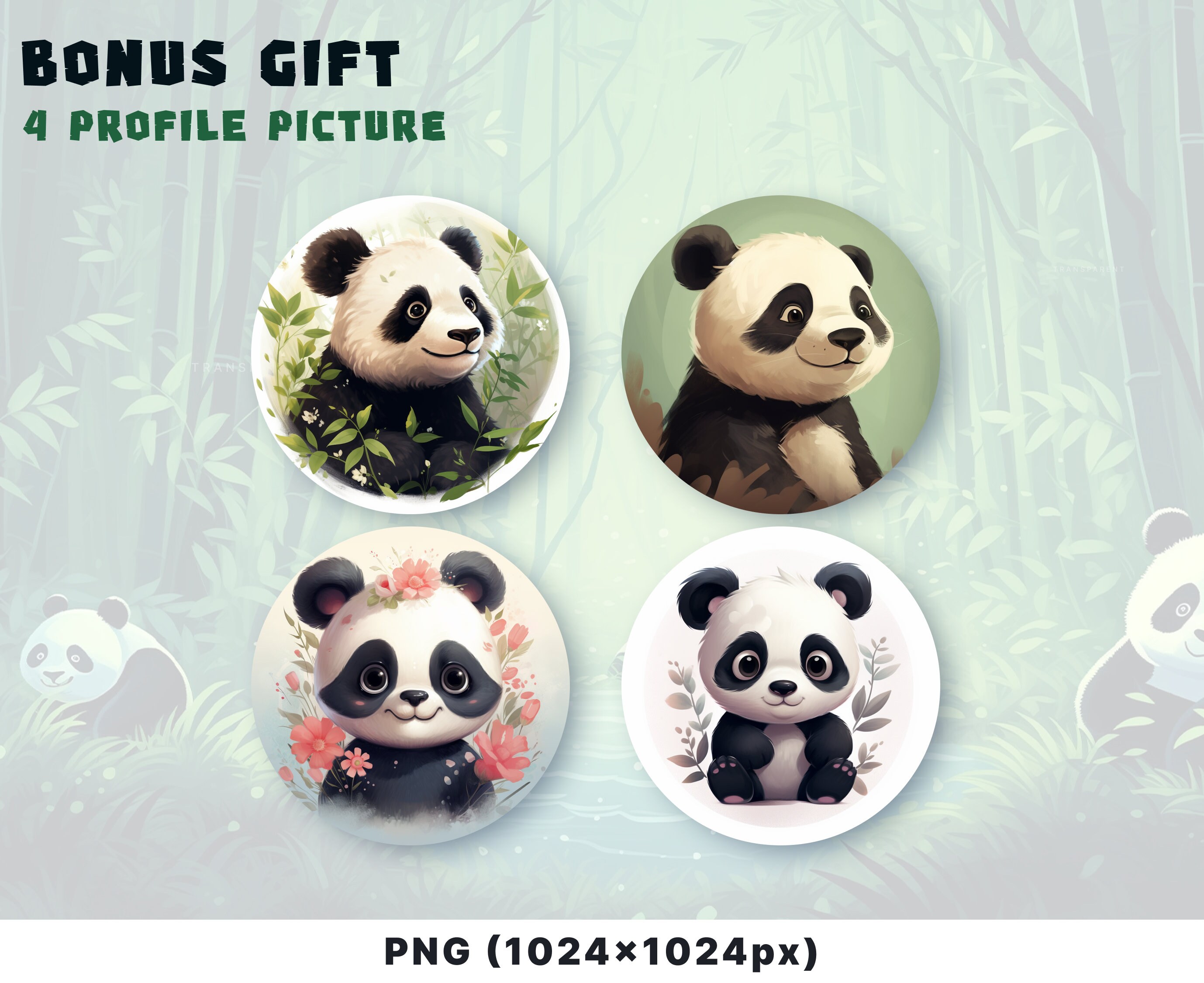 CUTE PANDA BAMBOO Stream Overlay // Full Package // Screens, Alerts ...