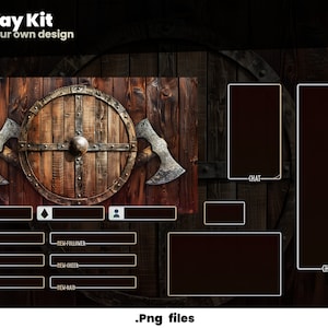 VIKING VALHALLA Overlay Kit - Twitch Stream Package - 1920x1080 ...