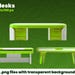 VTUBER KIT - Green Gaming Room - Chairs, Desk, Mics and More! Stream ...
