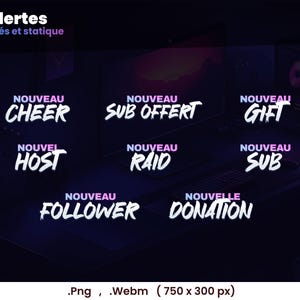 Setup De Stream - Overlays Kit Fr | Streampack Complet | Animé | Twitch ...
