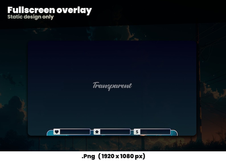 LOW-FI NIGHT Stream Package - Twitch Overlays Kit - Animated - Cute ...
