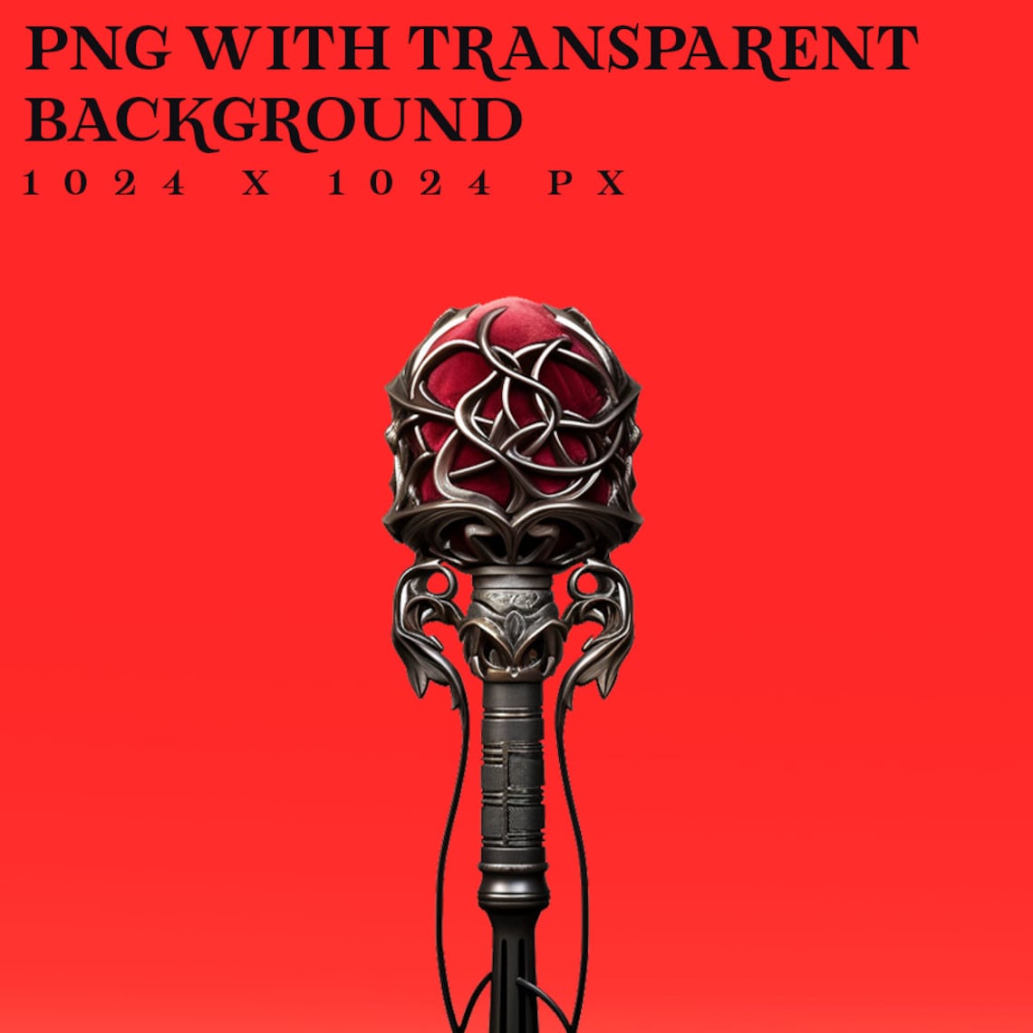 VTUBER GOTHIC MICROPHONE Vampire Dark Microphone Vtuber Assets for ...