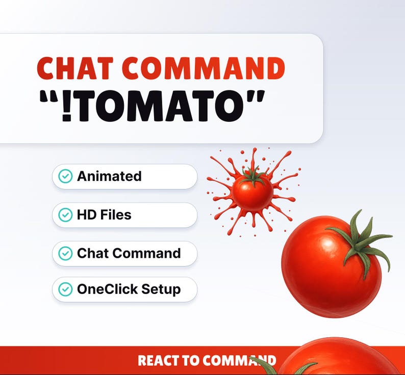 STREAM COMMAND WIDGET - Tomato - Chat Command for Twitch and Youtube ...