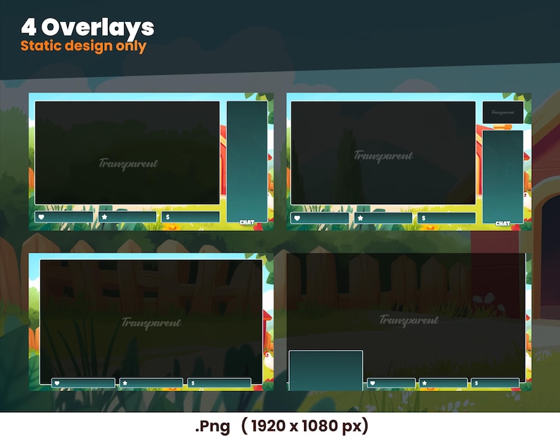 STREAMPACK - CUTE FARM - 1920x1080px - Twitch Stream Package - Animated ...