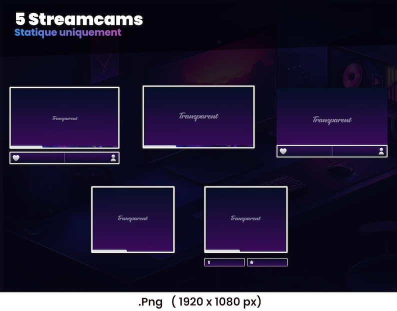 Setup De Stream - Overlays Kit Fr | Streampack Complet | Animé | Twitch ...