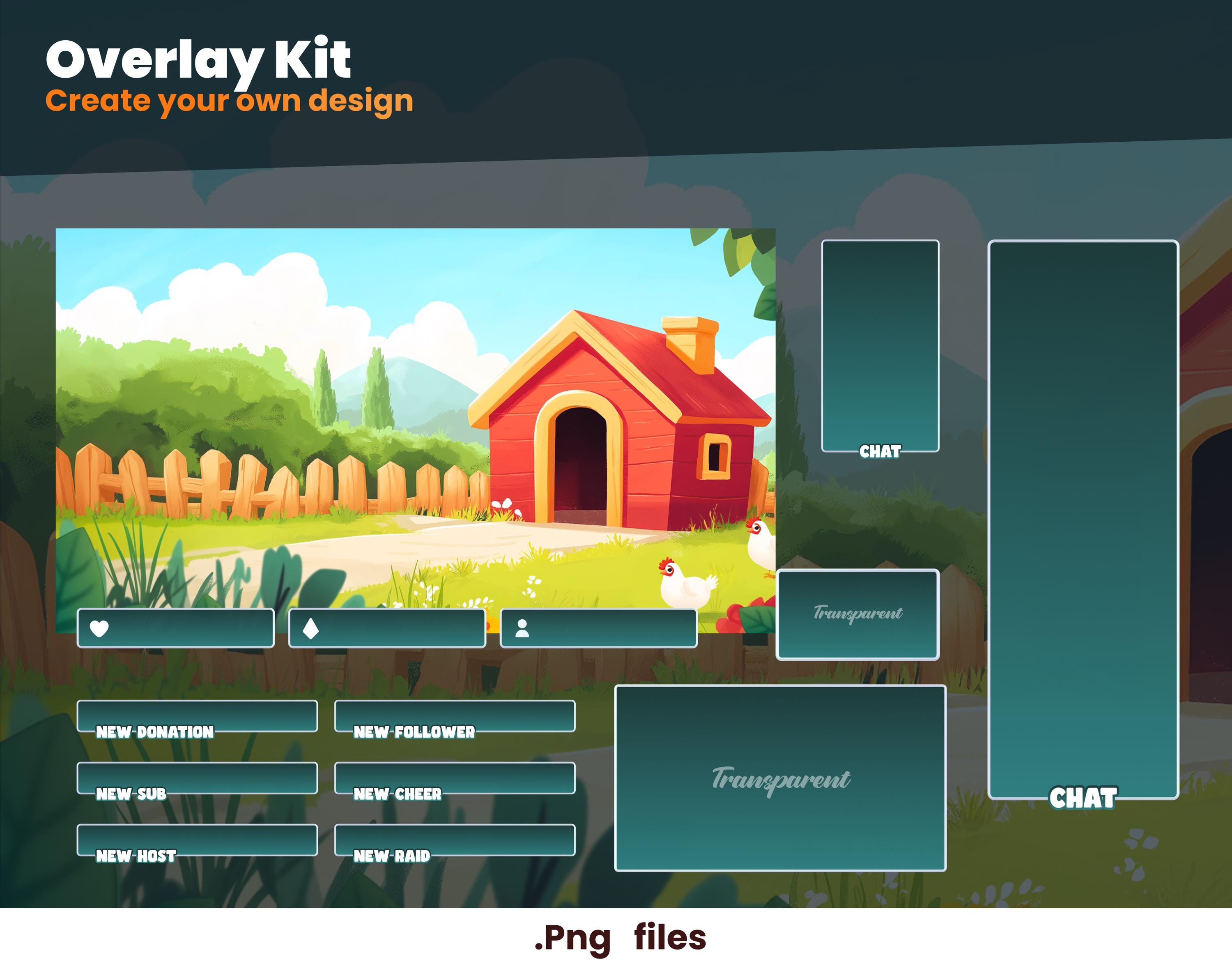 STREAMPACK - CUTE FARM - 1920x1080px - Twitch Stream Package - Animated ...