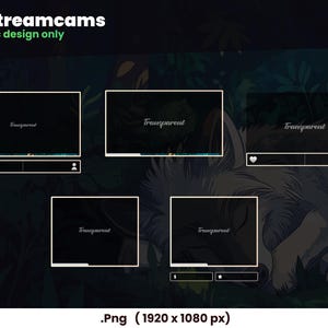 STREAMPACK - CUTE WOLF - 1920x1080px - Animated Stream Package ...