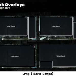Horror Animated Stream Overlay - Twitch Spooky Stream Package - Dark ...