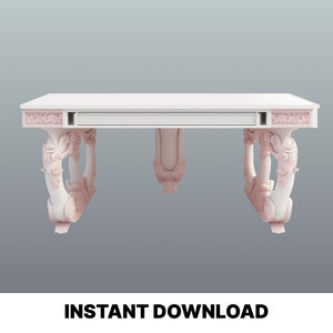 VTUBER Angelic KIT - White Vtuber Asset - Chairs, Desk, Lamp - Twitch ...