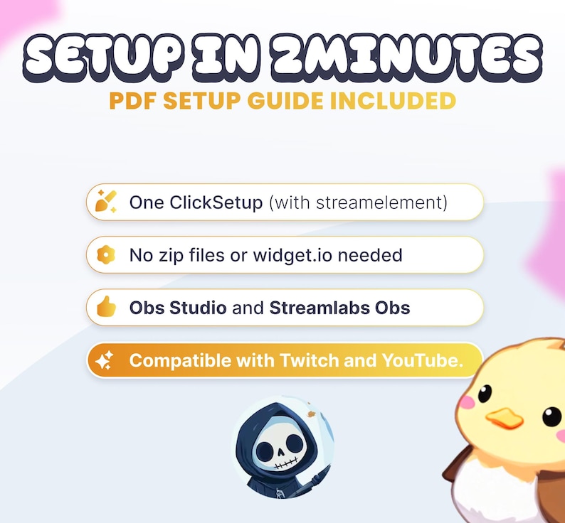 Stream Widget: Interactive Ducks for Twitch & Youtube (instant Download ...