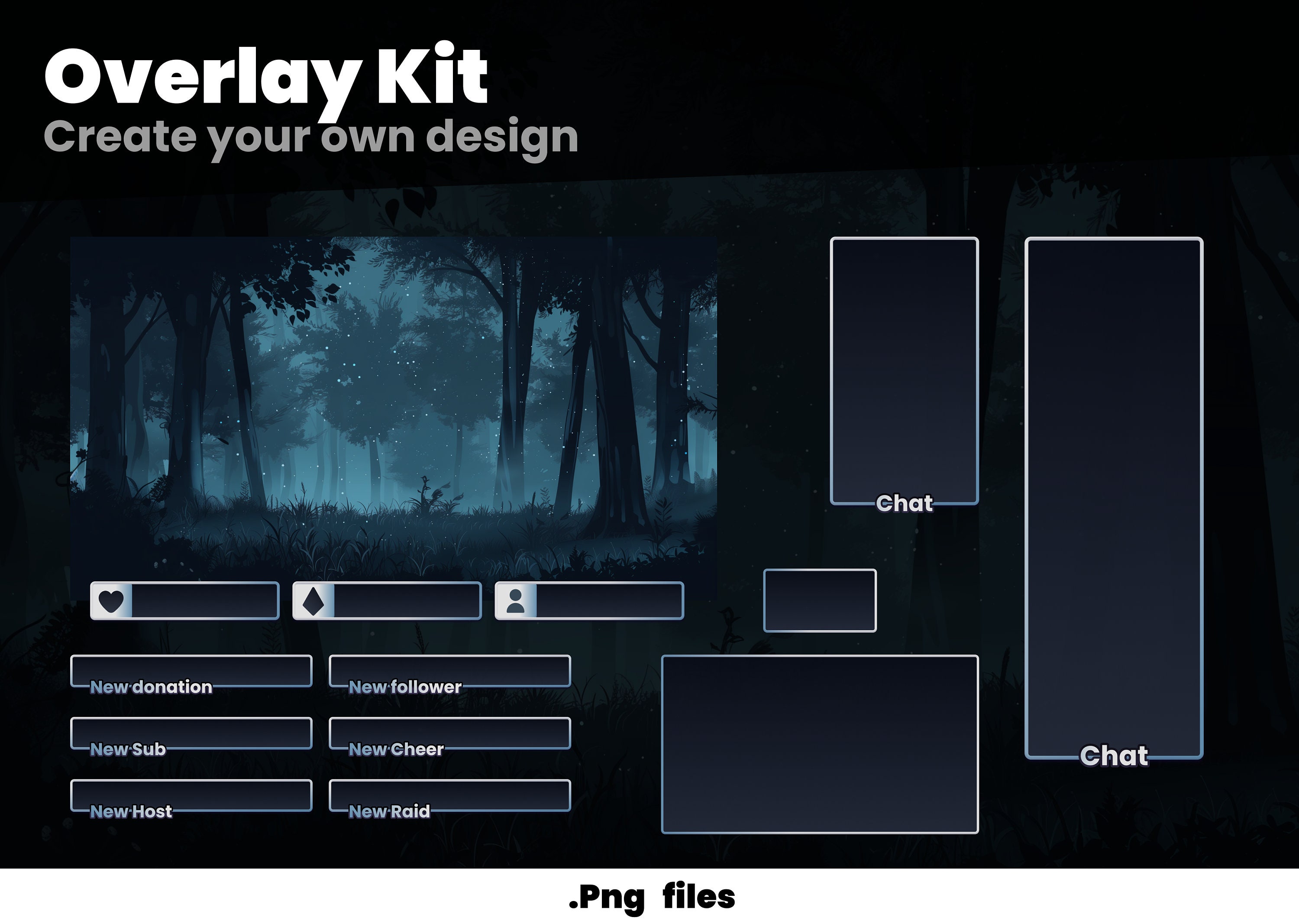 DARK FOREST - Twitch Streampack - Screens and Overlays for Twitch ...