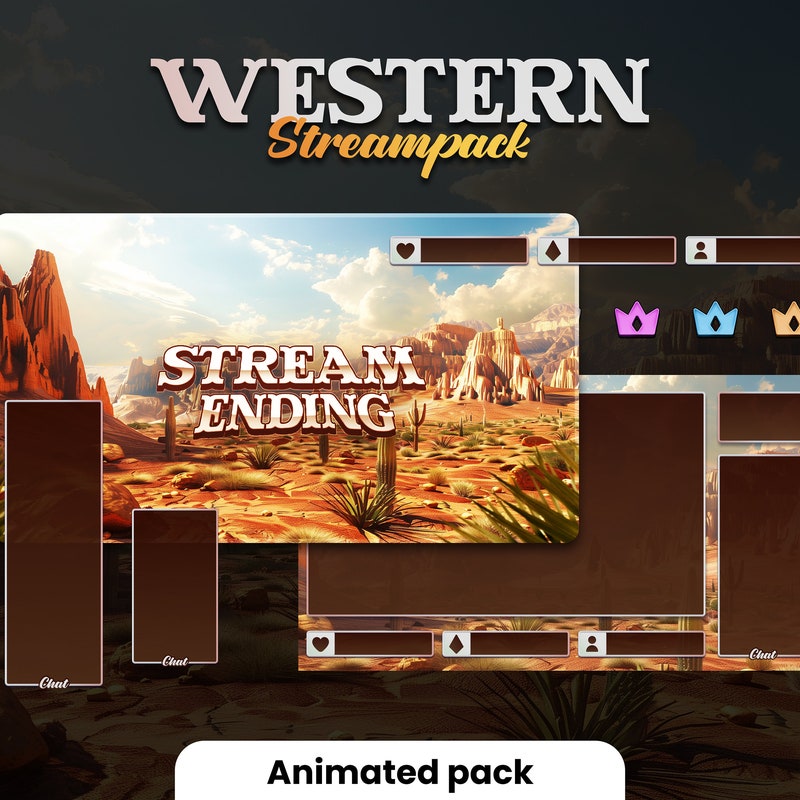 Cowboy vtuber overlay - Etsy.de