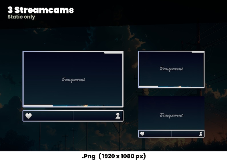 LOW-FI NIGHT Stream Package - Twitch Overlays Kit - Animated - Cute ...