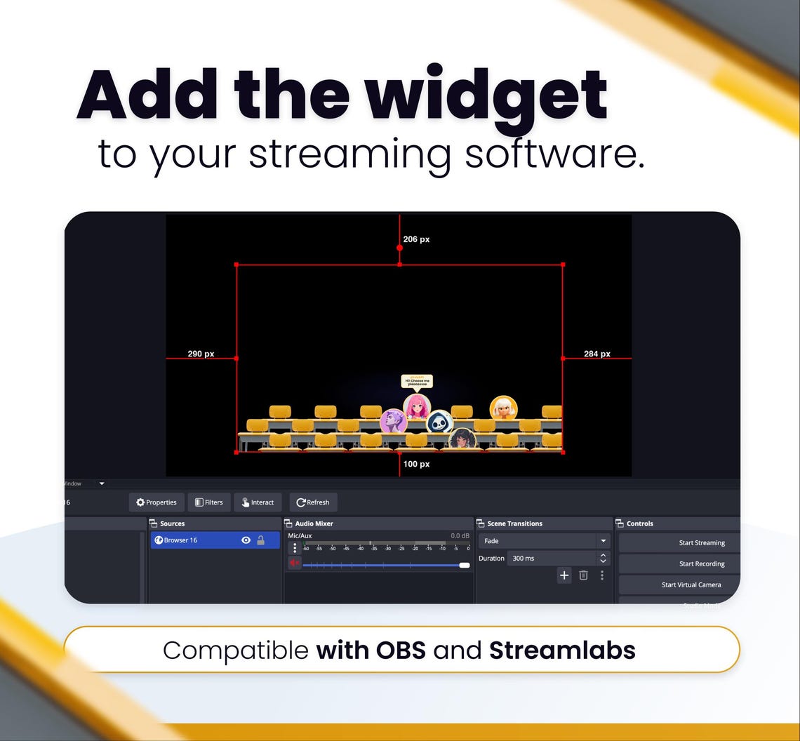 WIDGET DO STREAM CLASSROOM - Widget interativo para Twitch e Kick ...