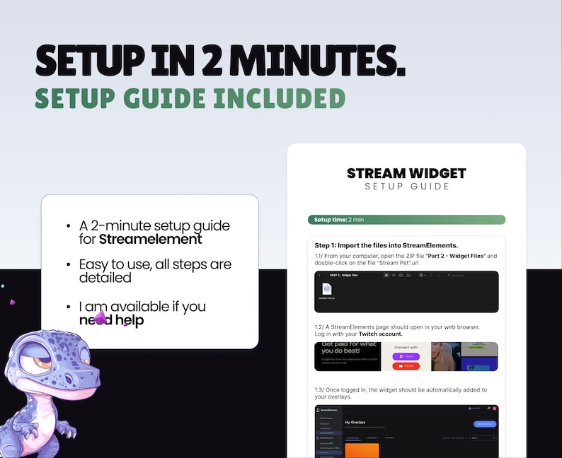 REACTIVE STREAM PET - Raptor - Twitch Widget - Hd Files - Instant ...