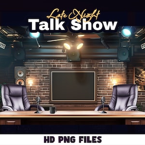 Late-night TALK SHOW - Stream Kit - for Twitch and Youtube - VTUBER Kit ...