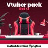 VTUBER TALK SHOW Vtuber Background Twitch Stream Assets Pngtuber Kit ...