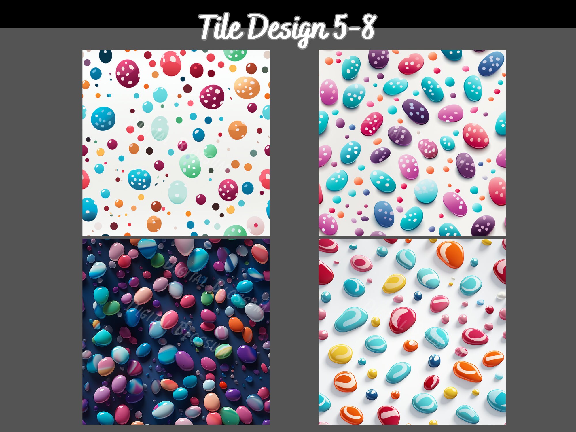 Colorful Stone Texture Seamless Tiles 8 Digital Seamless - Etsy