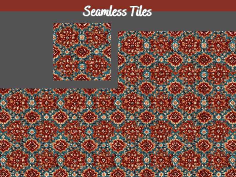 Oriental Rug Texture Seamless Design, Background Pattern, Black ...