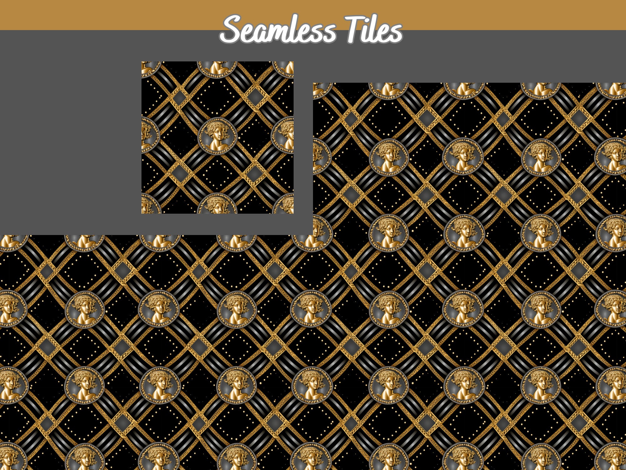 8 Greek Inspired Tiles Digital Seamless Paper Seamless Pattern ...