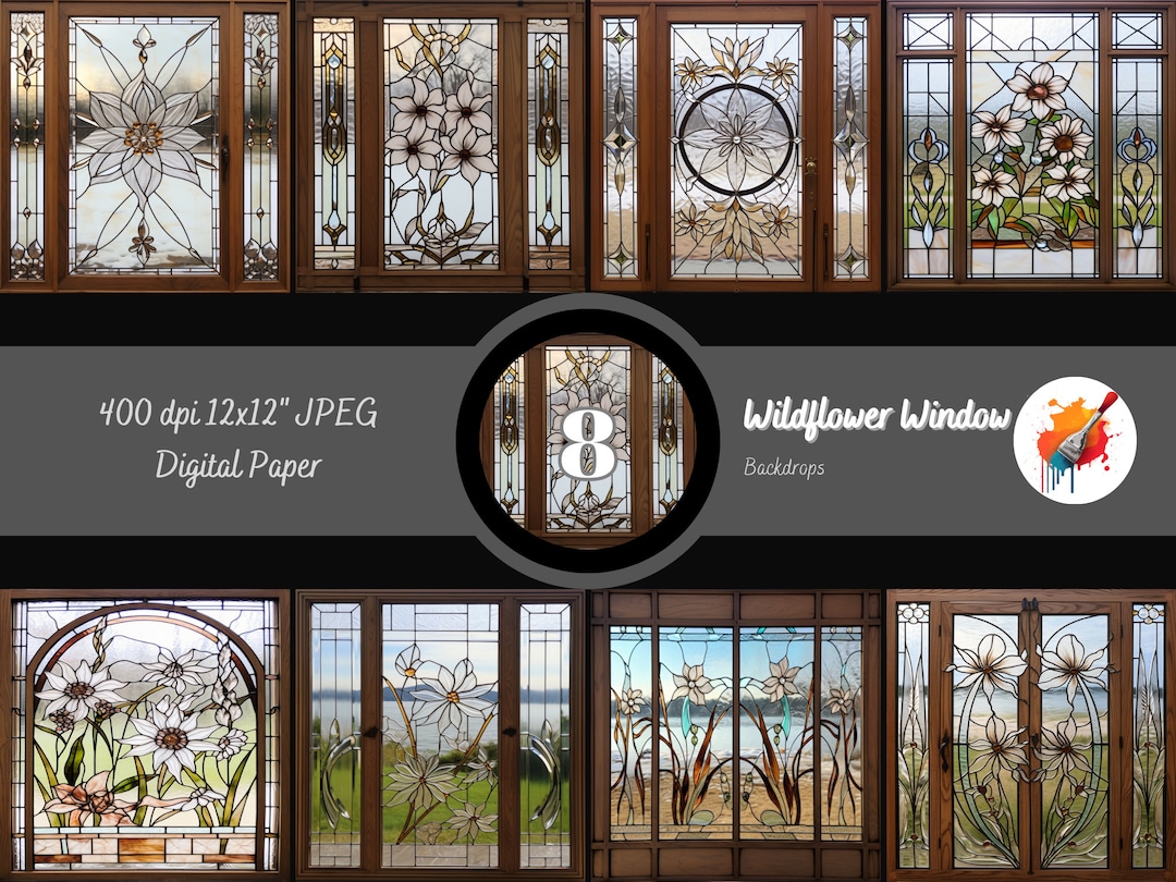 Glass Window Backdrop, Digital Backdrop, Studio & Backdrops, Wedding ...
