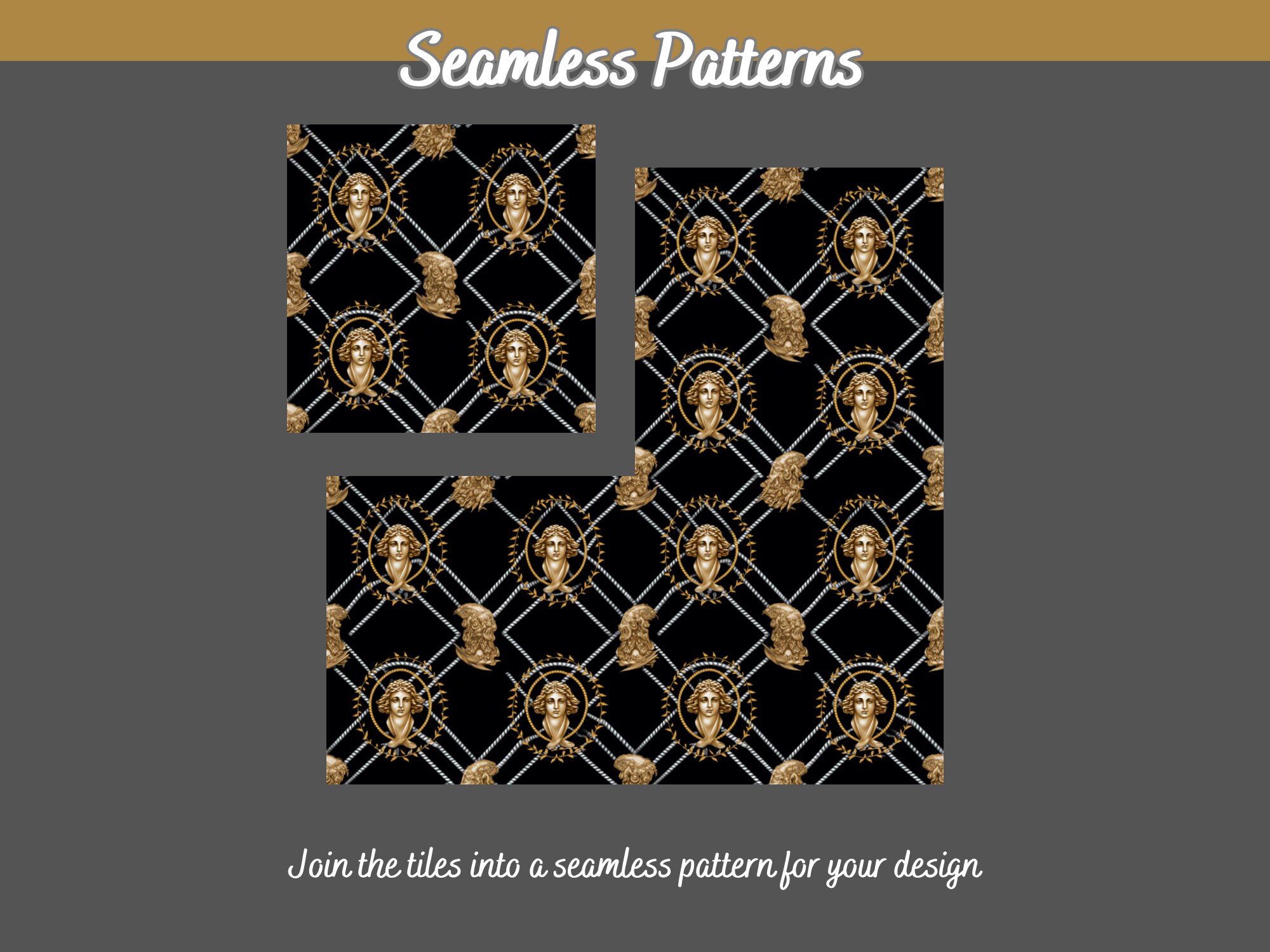 8 Greek Inspired Tiles Digital Seamless Paper Seamless Pattern ...