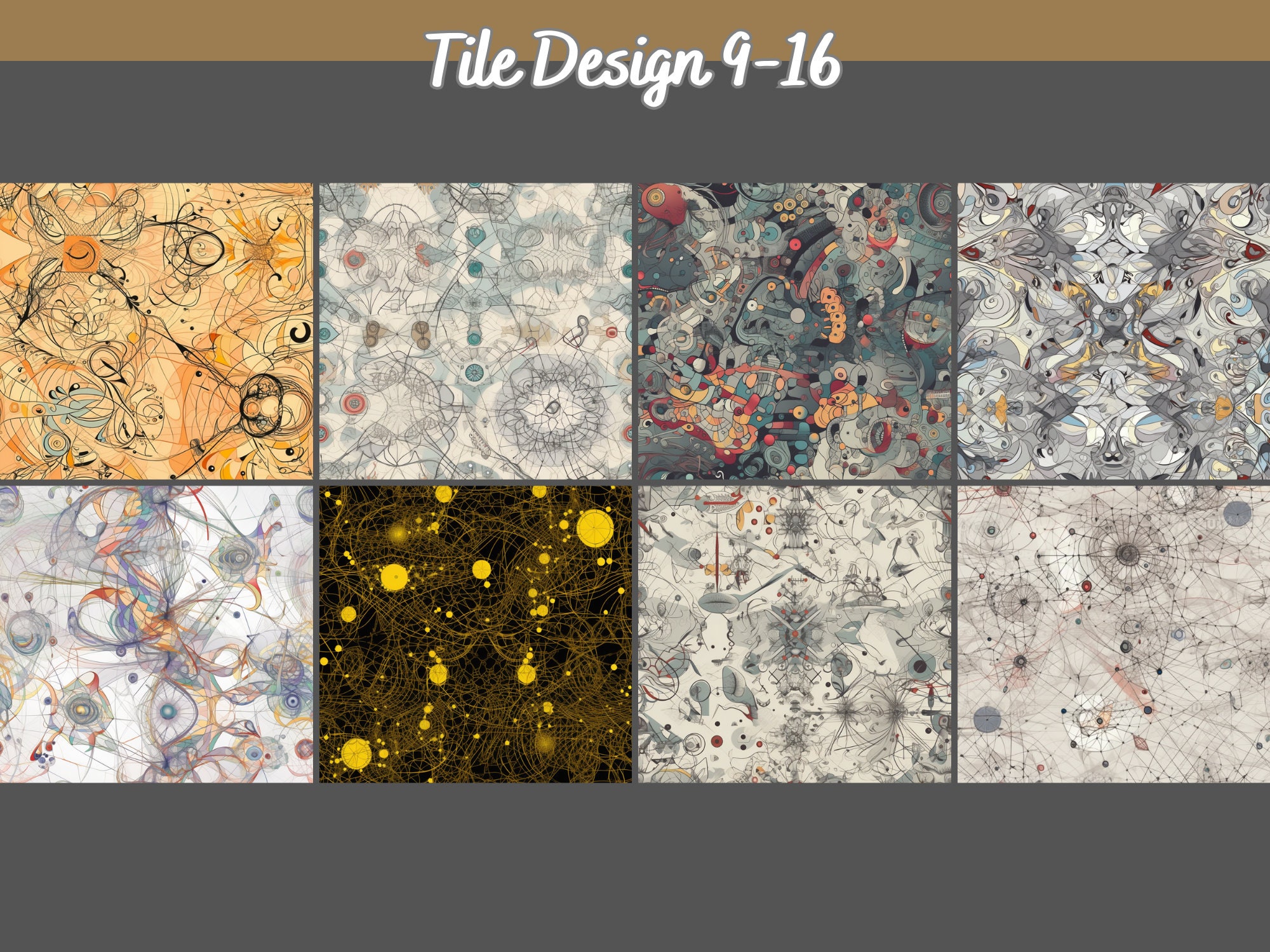 Physics Seamless Background Tiles, Scrapbook Paper in Unique Orange ...