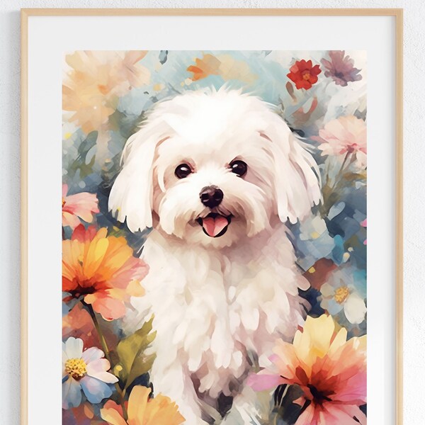 Maltese Painting - Etsy