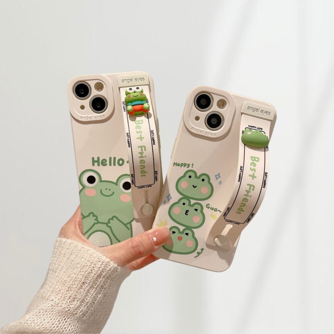 Cute Cartoon Frog Silicone Wrist Straps Holder Case for - Etsy Australia