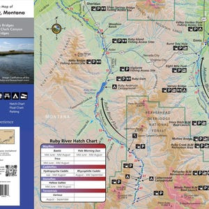 Beaverhead & Ruby Rivers GPS Fishing Map - Etsy