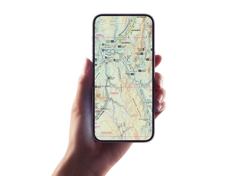 Yellowstone National Park Fishing Map – Gps-enabled, Fly Fishing Rivers ...