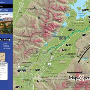 Snake River, Wyoming Pocket Fishing Map - Etsy