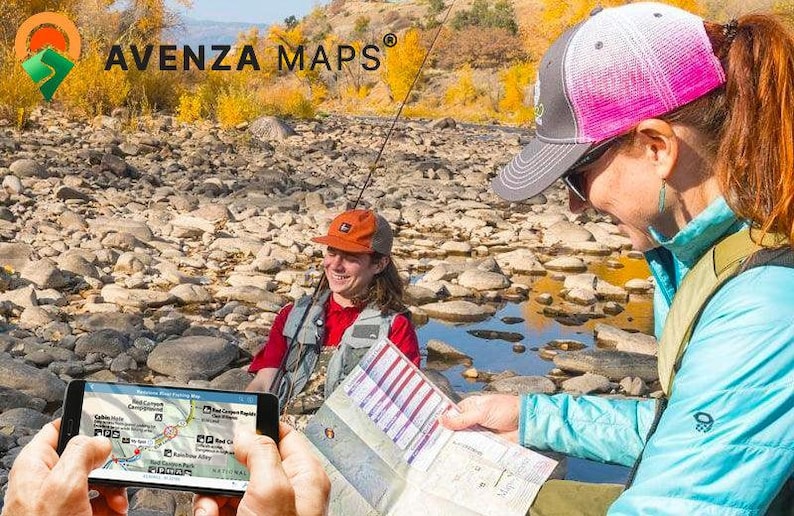 South Fork of the Snake River, Idaho Fishing Map - Etsy