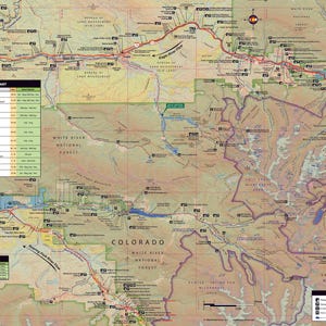 Colorado River Watershed Fly Fishing Map – Gps-enabled Trout Rivers ...