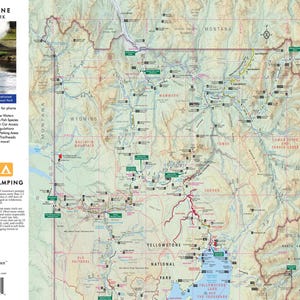 Yellowstone National Park Fishing Map – Gps-enabled, Fly Fishing Rivers ...