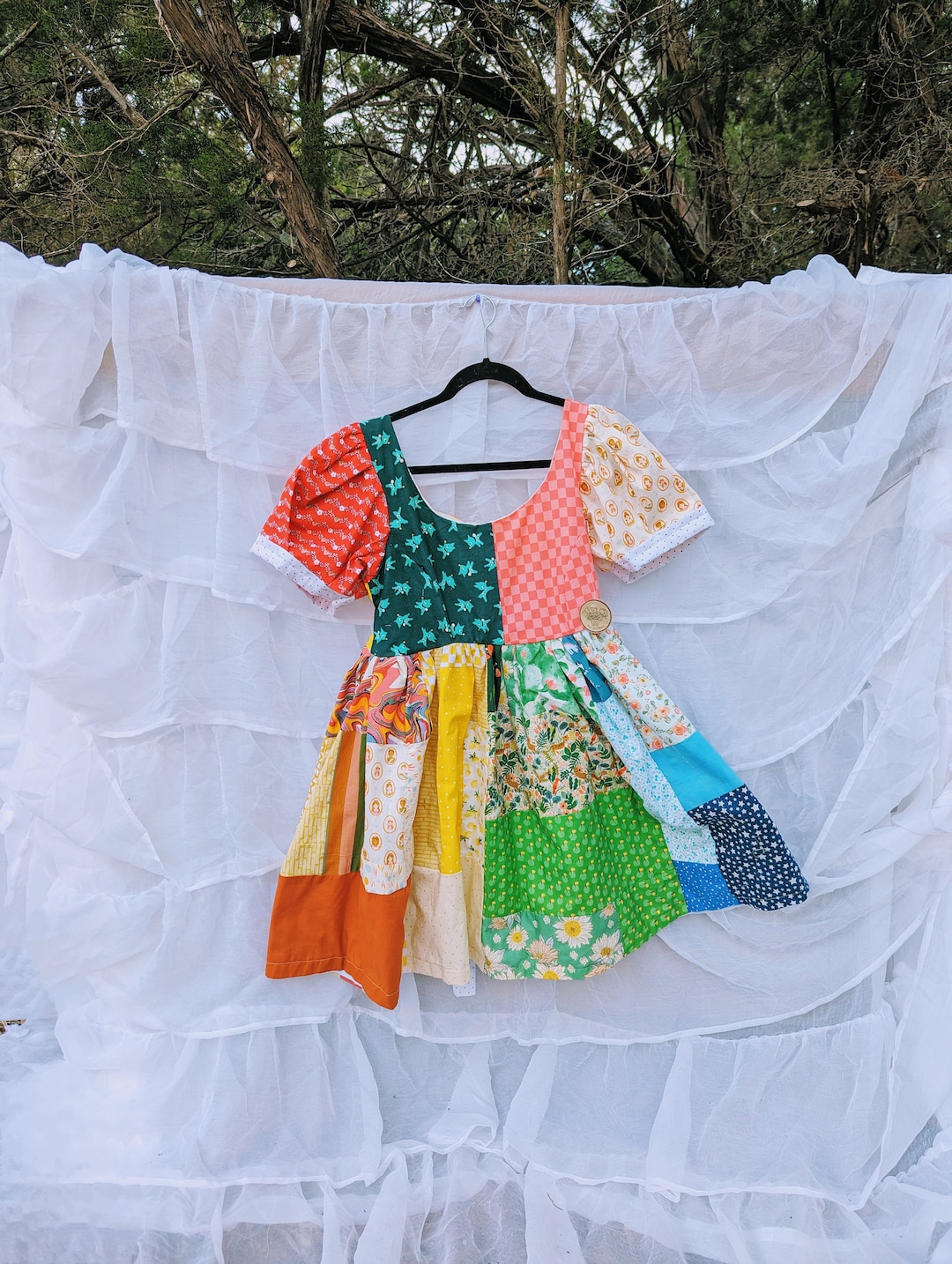 Handmade Dress: Patchwork Dress Patchwork Adult Dress Plus - Etsy