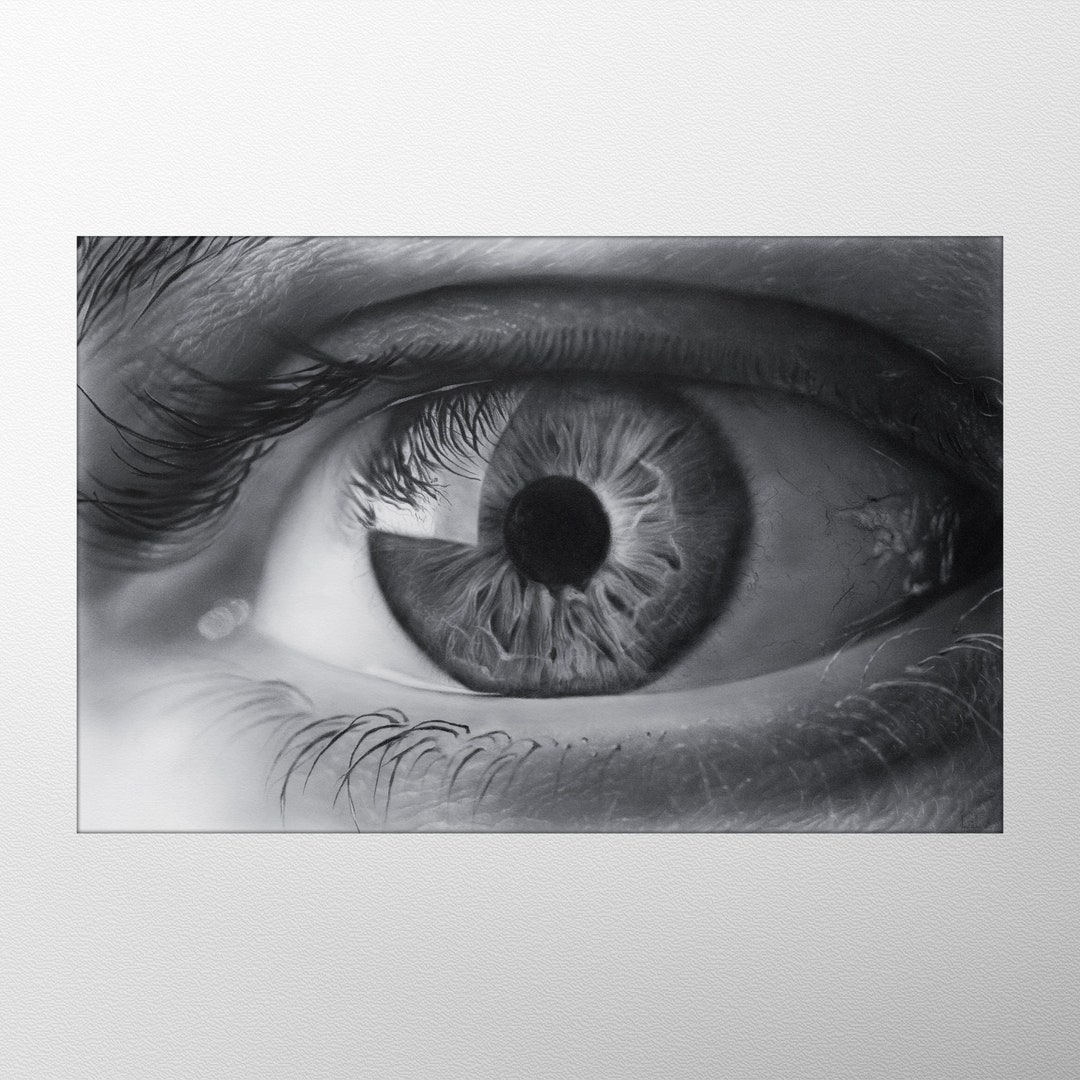 Vision Pencil Drawing Archival Giclee Print - Etsy