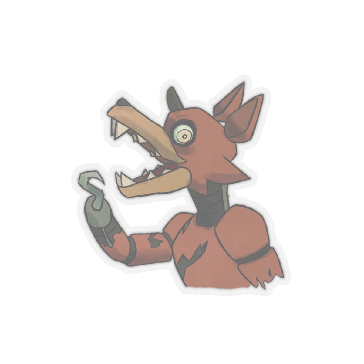 Five Nights at Freddys Foxy Vinyl Stickers - Etsy