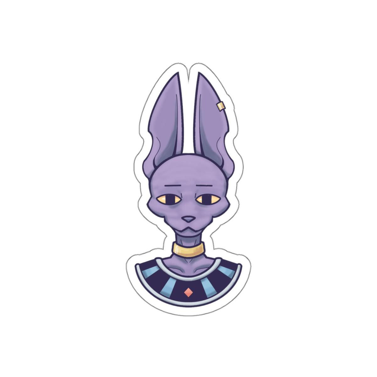 Dragon Ball Super Lord Beerus Kiss-cut Stickers - Etsy